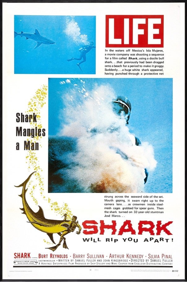 Samuel Fuller’s Shark!, starring a young Burt Reynolds (1969) – Ticket ...